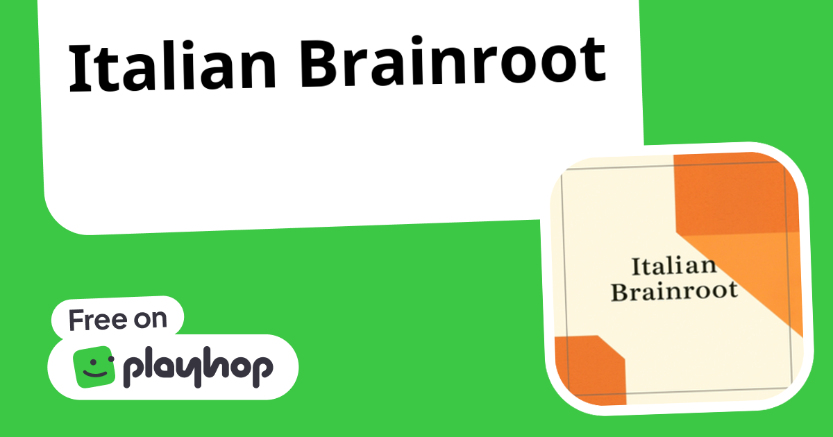 Italian Brainroot (โดย nnneal_sanchela130_hfhsdjhd):เล่นออนไลน์ฟรีบน ...
