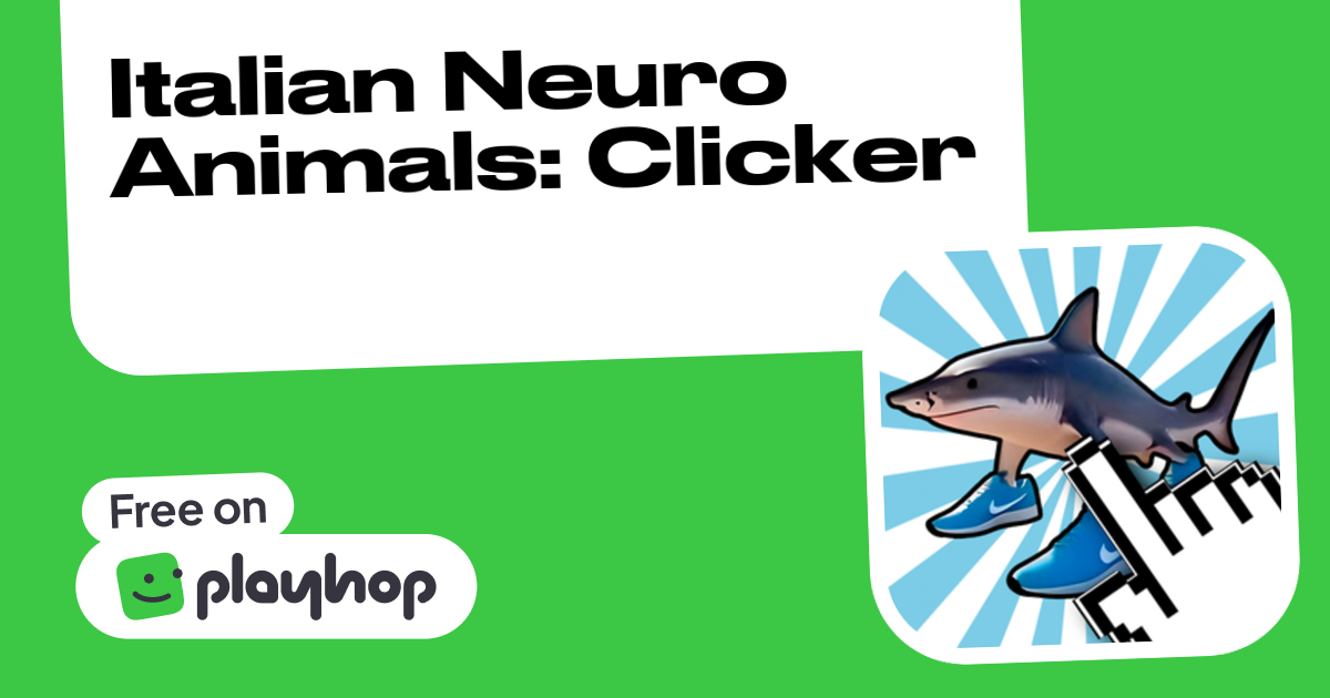 Italian Neuro Animals: Clicker (per db2k_): Juega Gratis Online en Playhop