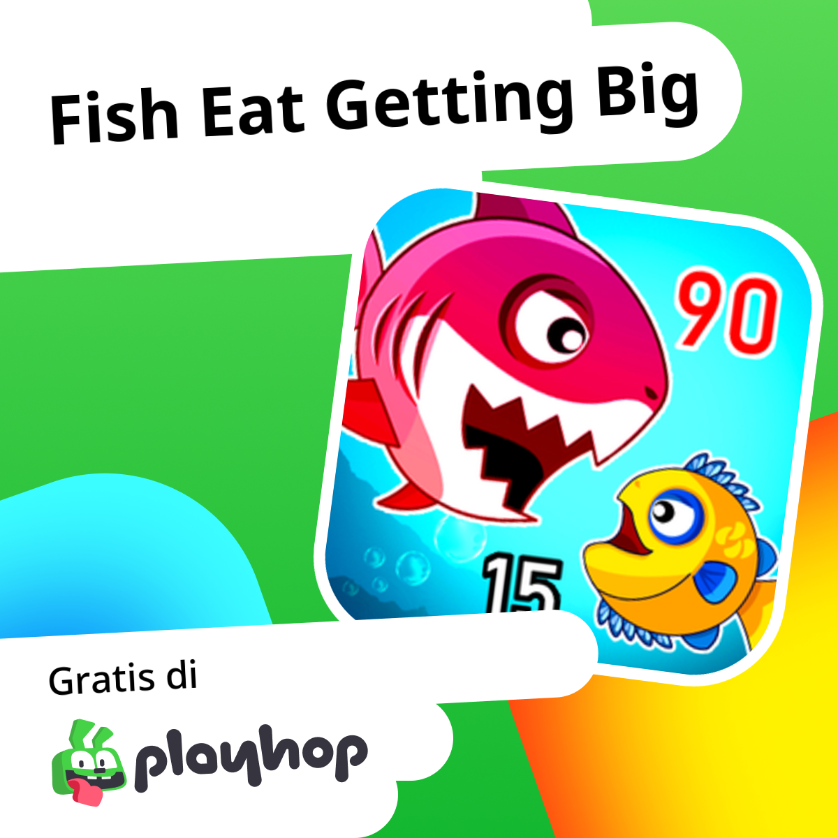 Fish Eat Getting Big: Main Gratis Online di Playhop