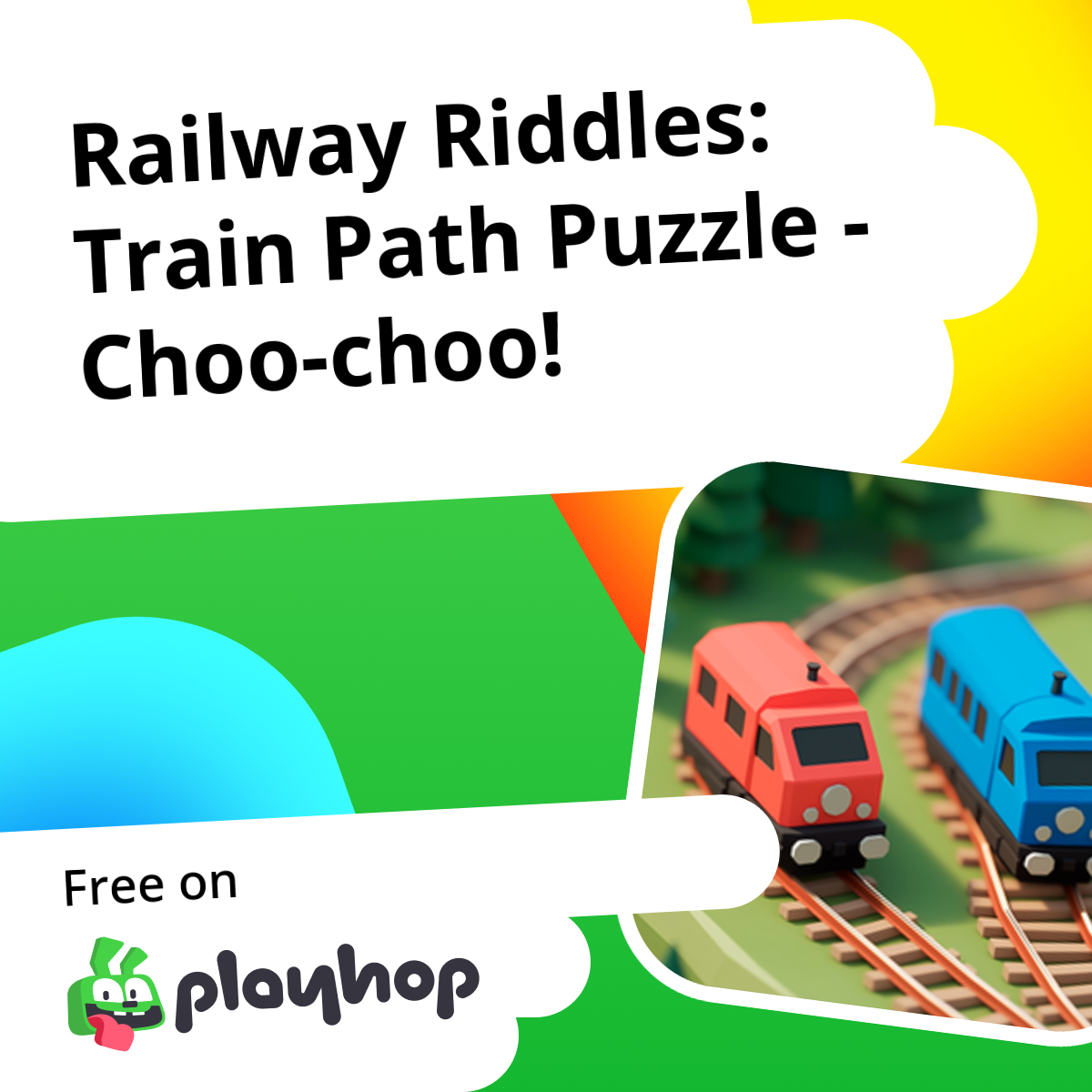 Railway Riddles: Train Path Puzzle - Choo-choo! (by Bro): Play Online ...