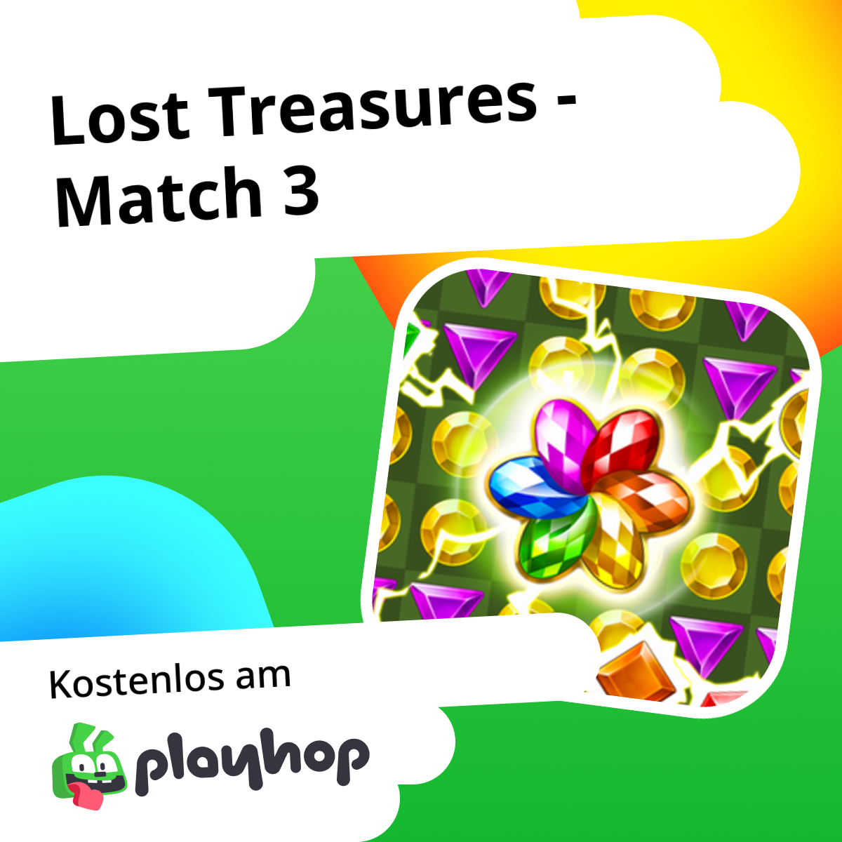 Lost Treasures - Match 3: Kostenlos online spielen auf Playhop