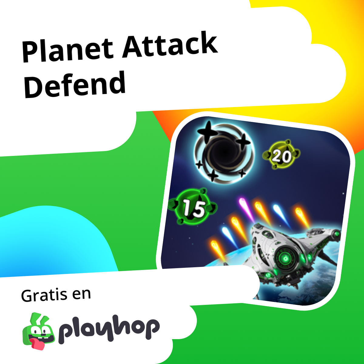 Planet Attack Defend (per Cocos Labs): Juega Gratis Online en Playhop