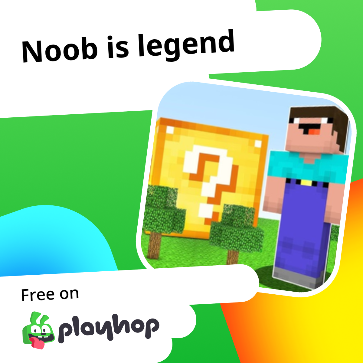 Noob is legend (توسط MyGame): بازی آنلاین به صورت رایگان در Playhop