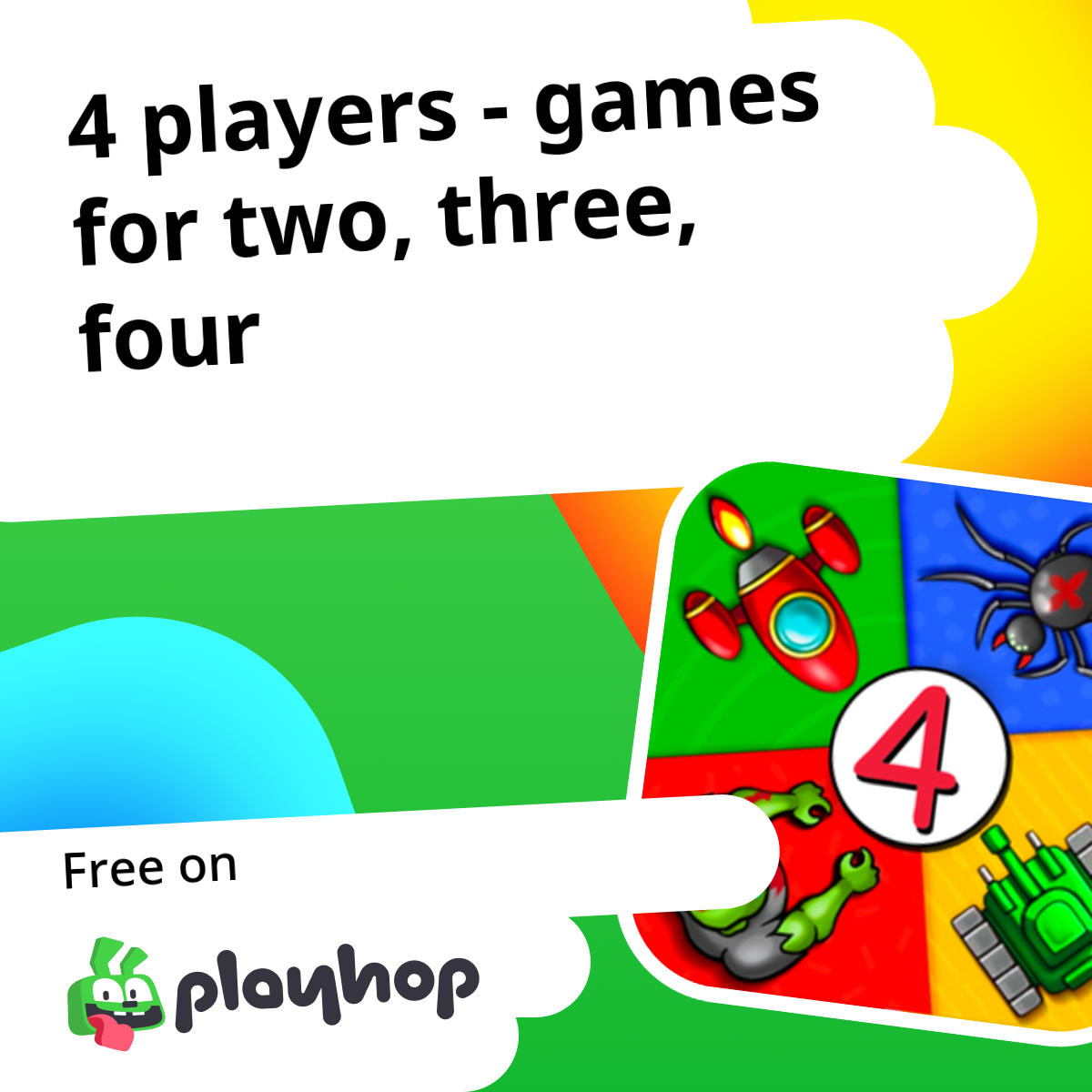 4 players - games for two, three, four: Play Online For Free On Playhop