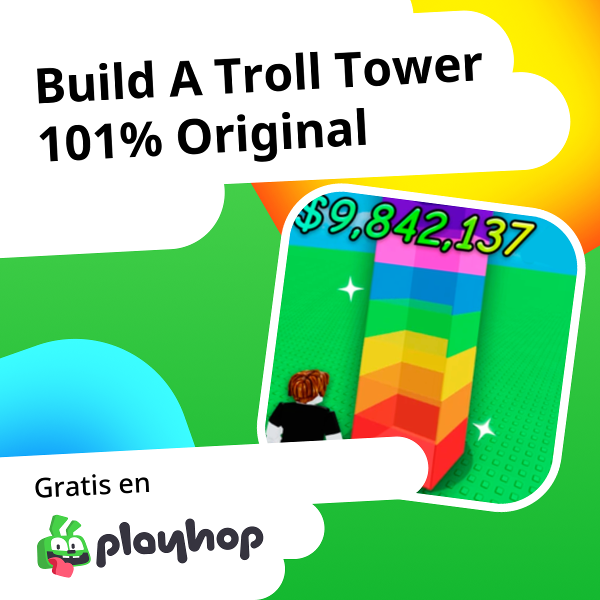Build A Troll Tower 101% Original (por SPQB games): Juega Gratis Online en Playhop