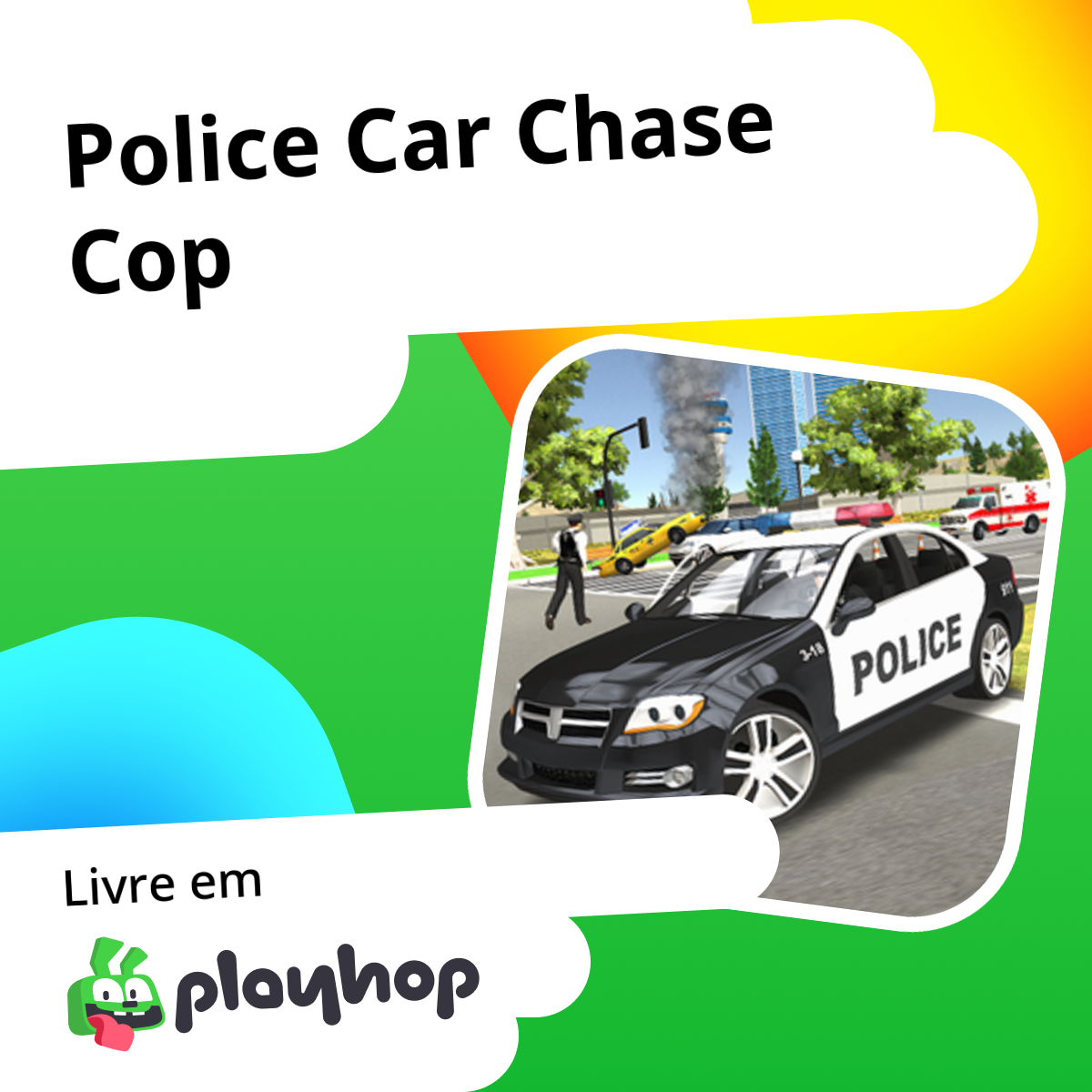 Police Car Chase Cop (por 2Y Studio): Jogue Online Gratuitamente Em Playhop