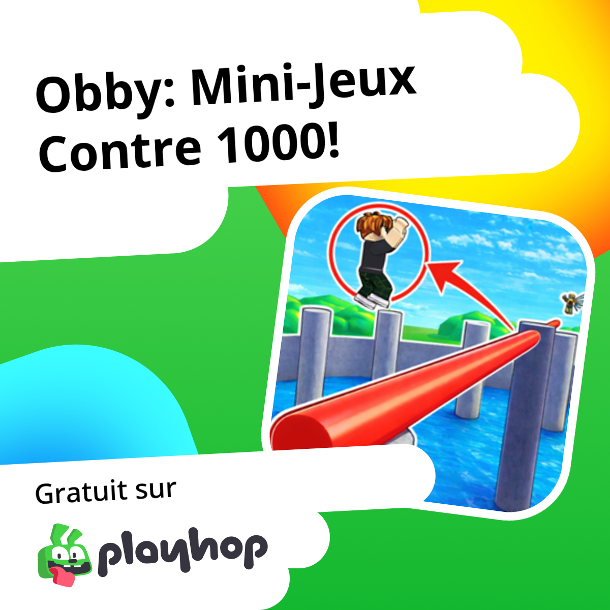 Obby: Mini-Jeux Contre 1000! (par DepGet): Jouez En Ligne Gratuitement ...