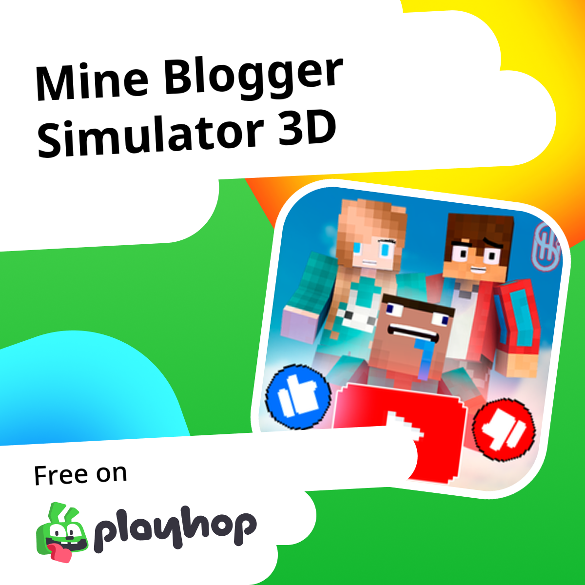 Mine Blogger Simulator 3D (by C4S.SHA): Play Online For Free On Playhop