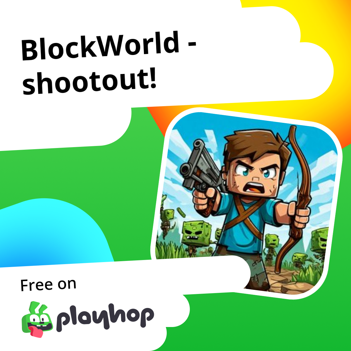 BlockWorld - shootout! (by deki): Play Online For Free On Playhop