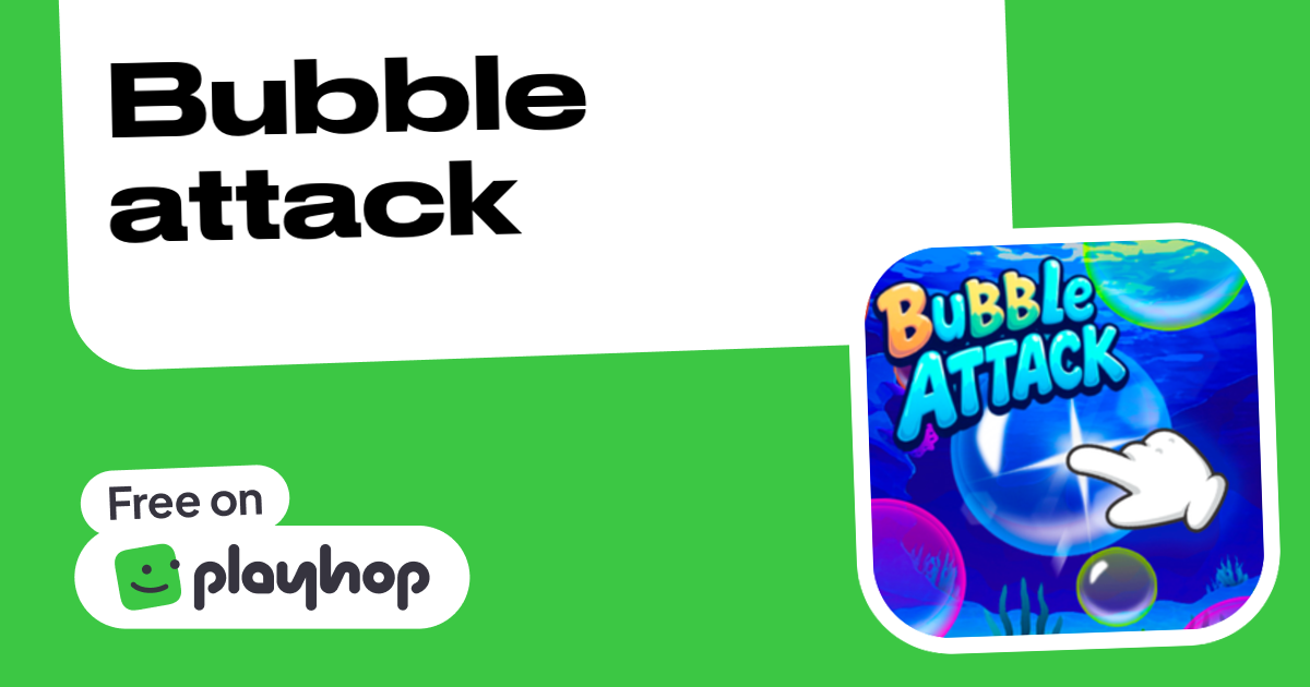 Bubble attack (per NeestyGames): Juega Gratis Online en Playhop