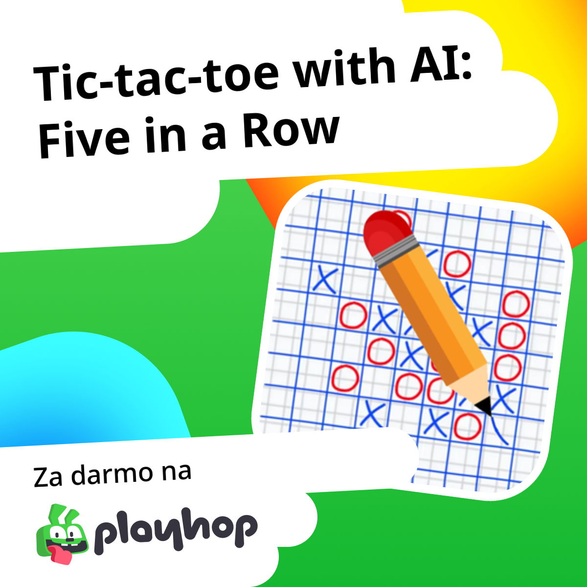 Tic-tac-toe with AI: Five in a Row: Graj Za Darmo Online w Playhop