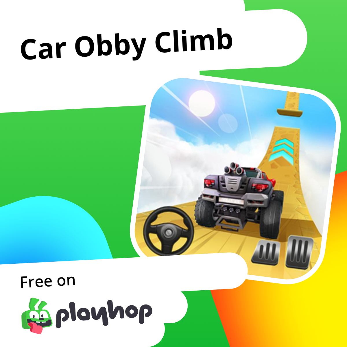 Car Obby Climb (بواسطة Widle games): العب على الإنترنت مجانًا على Playhop