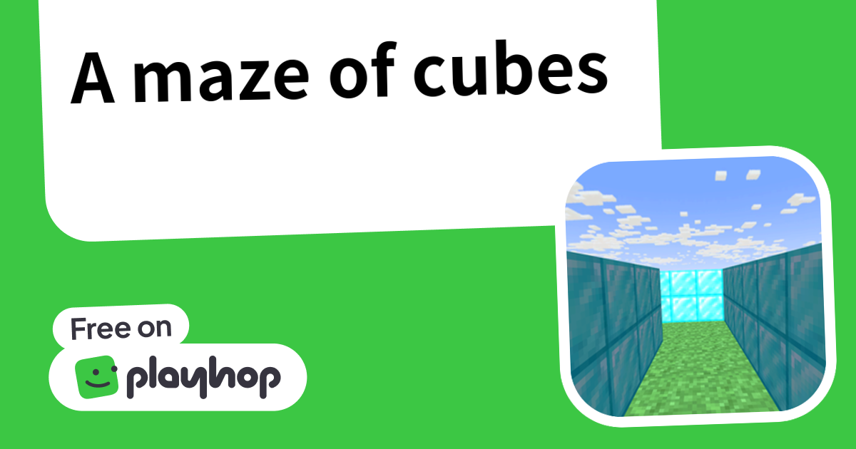 A maze of cubes （MEGA MOZG開発）: Playhopで無料でオンラインプレイ
