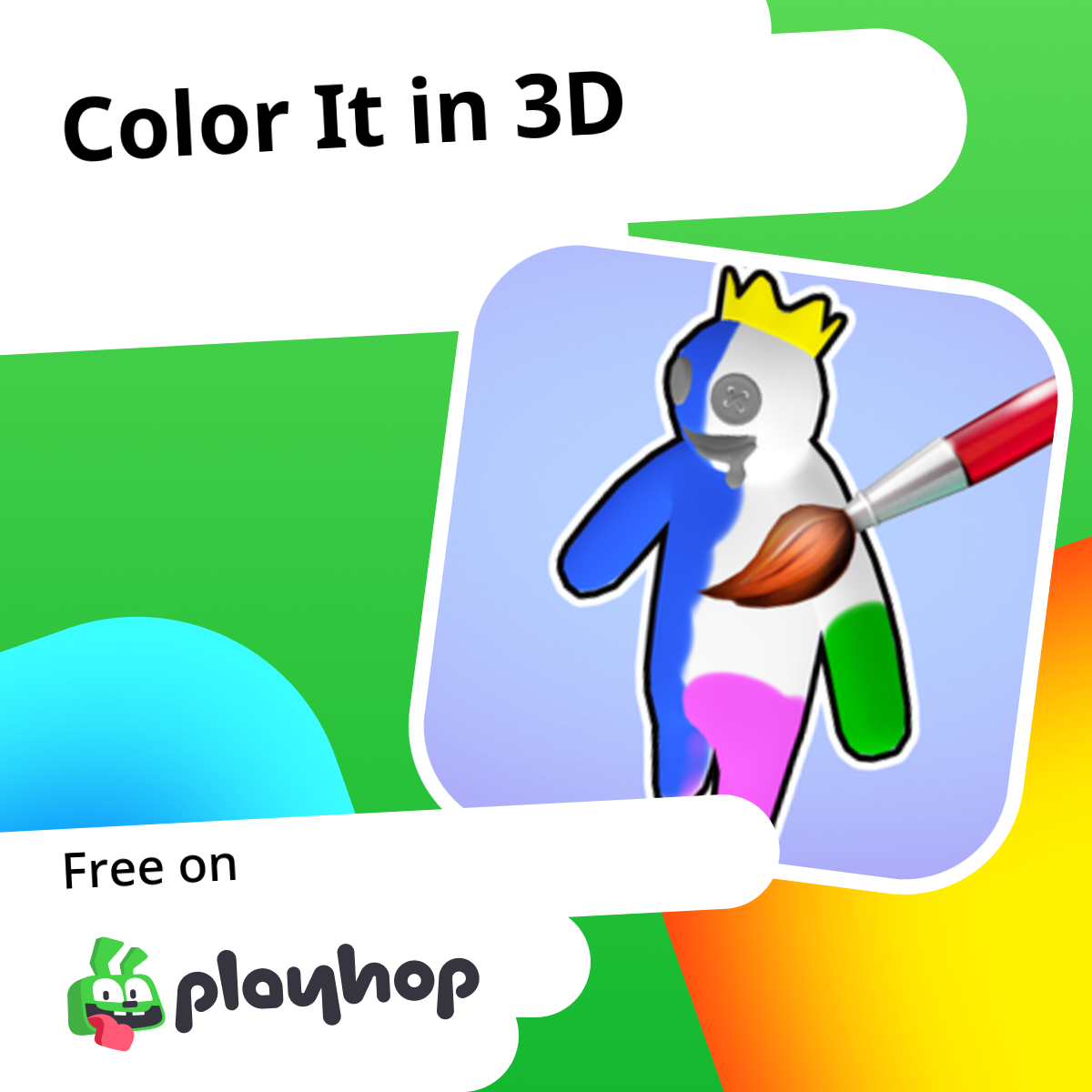 Color It in 3D: Play Online For Free On Playhop