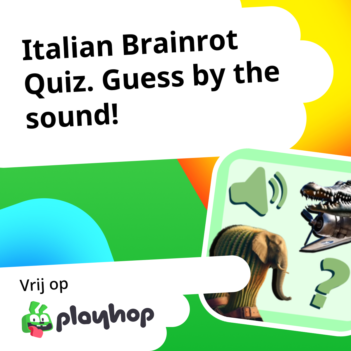 Italian Brainrot Quiz. Guess by the sound! (van AcDel): speel gratis ...
