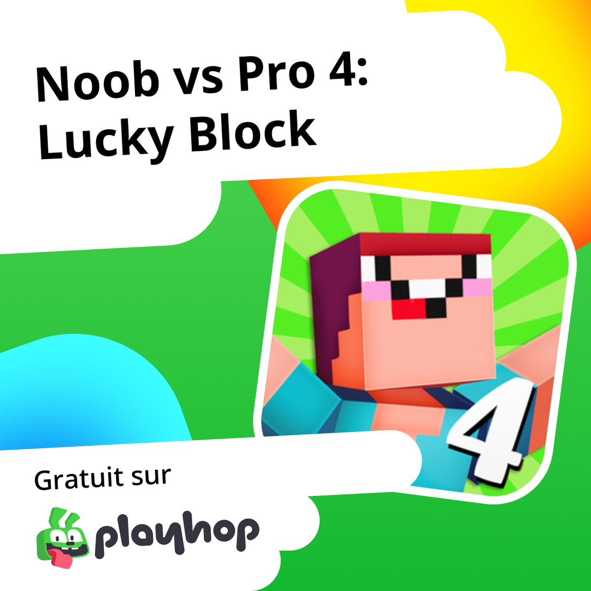 Noob vs Pro 4: Lucky Block (par New Generation Games): Jouez En Ligne ...