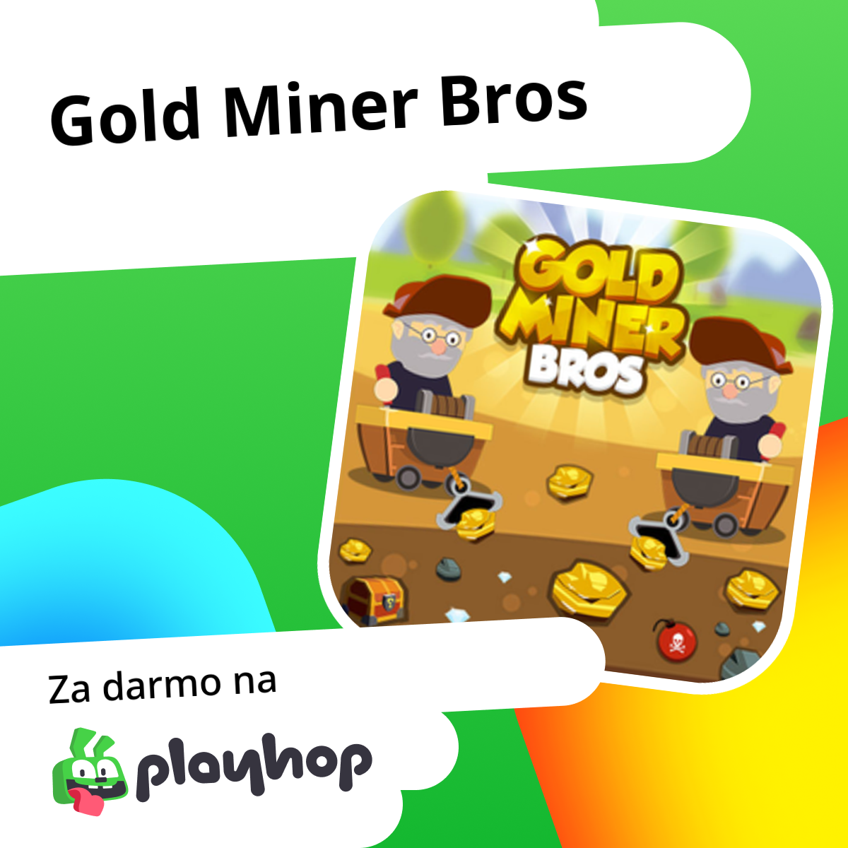 Gold Miner Bros: Graj Za Darmo Online w Playhop