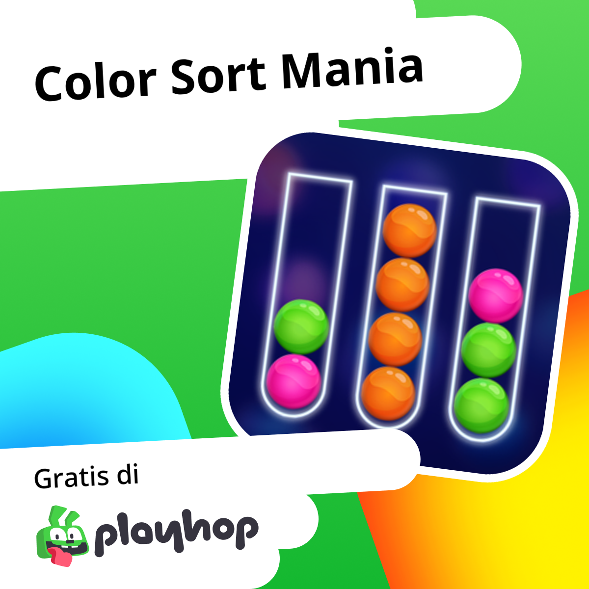 Color Sort Mania (oleh Inlogic): Mainkan Online Secara Gratis Di Playhop