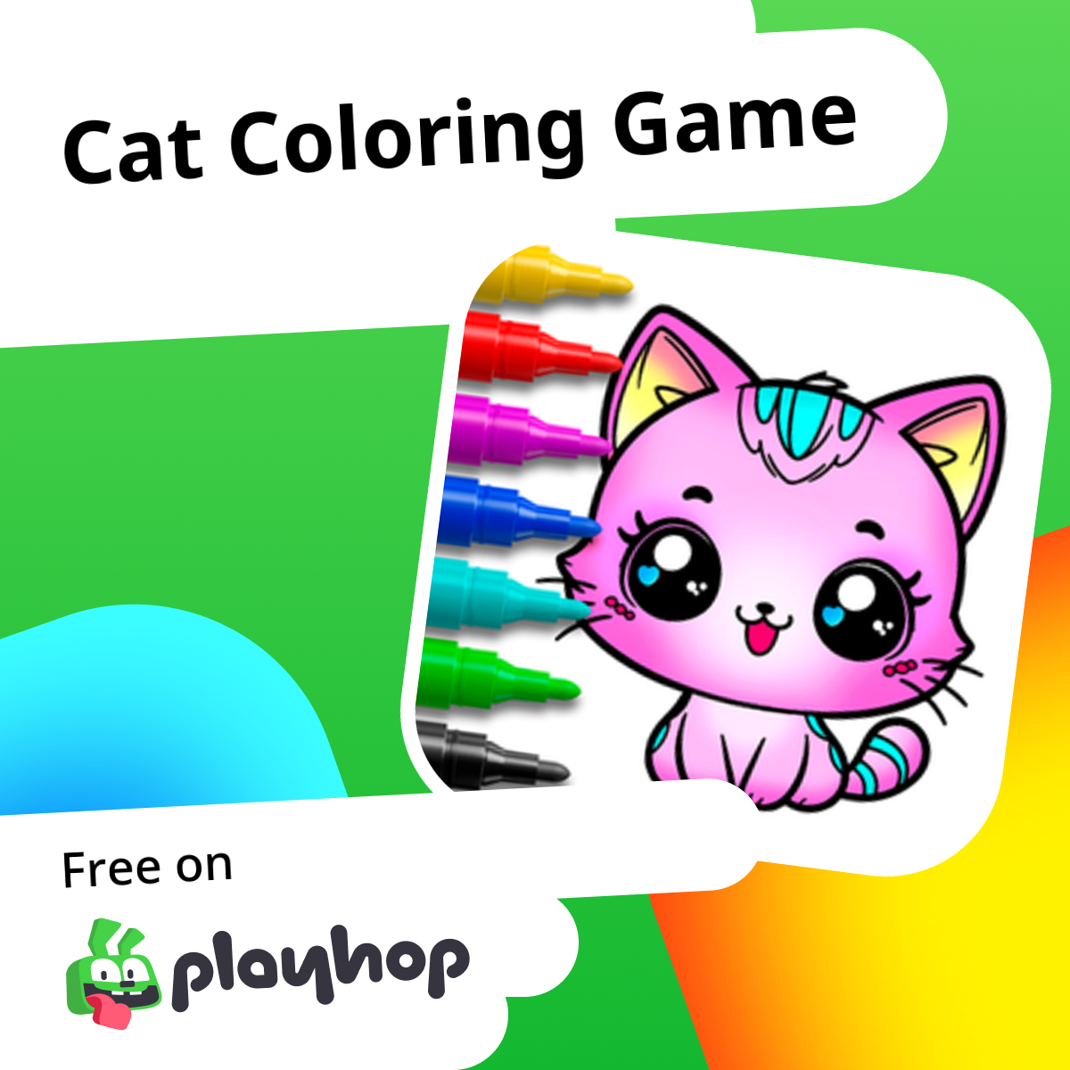 Cat Coloring Game (by Girls Games Puzzles): Play Online For Free On Playhop