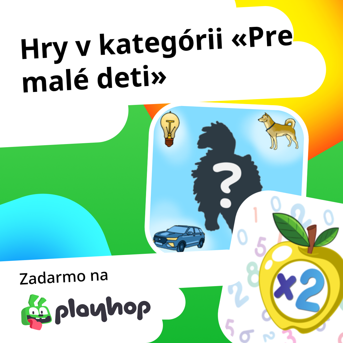 Hry Pre malé deti Online: Hrať Zadarmo Na Playhop