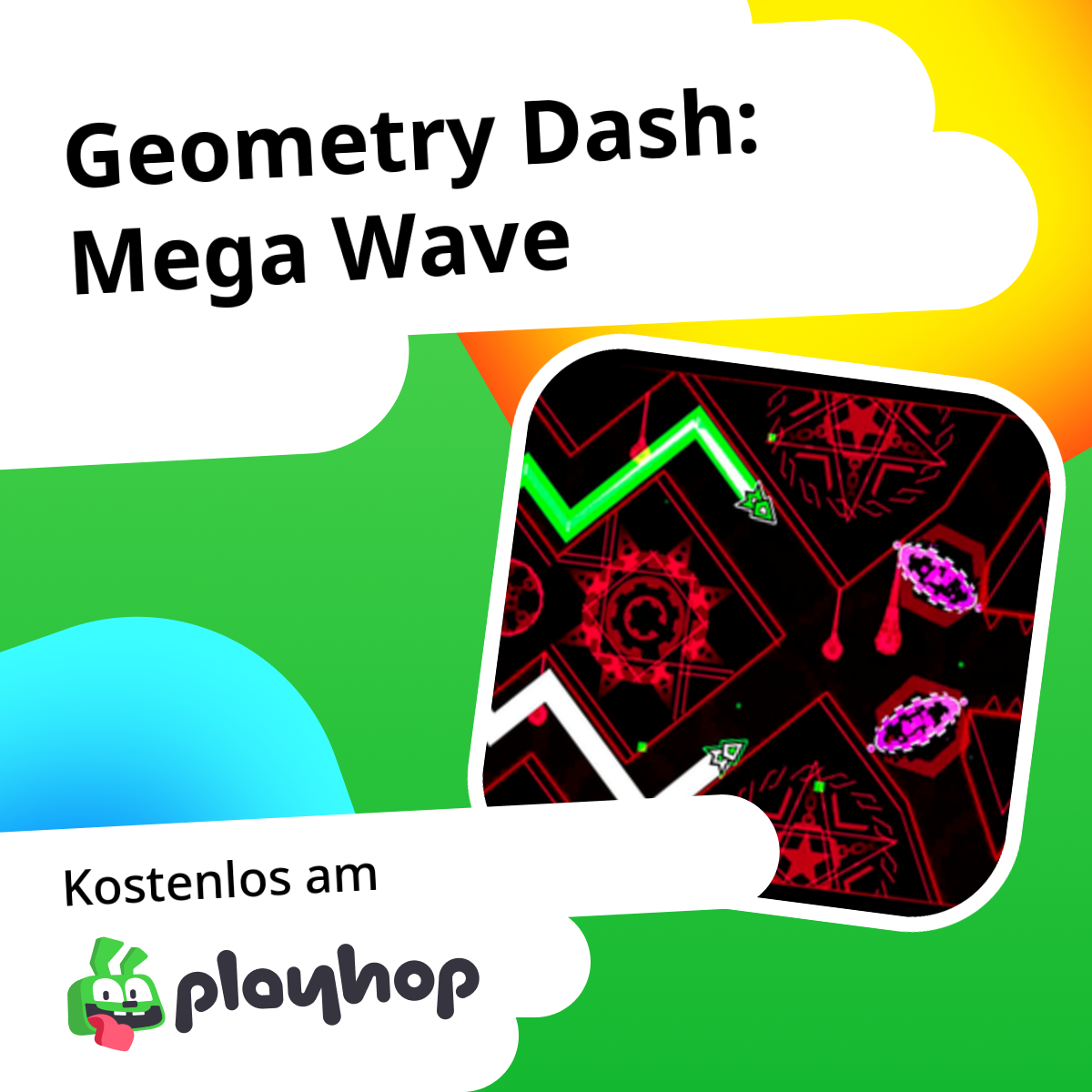 Geometry Dash: Mega Wave: Kostenlos online spielen auf Playhop