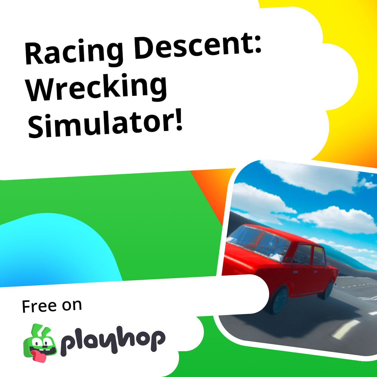 Racing Descent: Wrecking Simulator! (by Burg Entertainment): Play Online For Free On Playhop