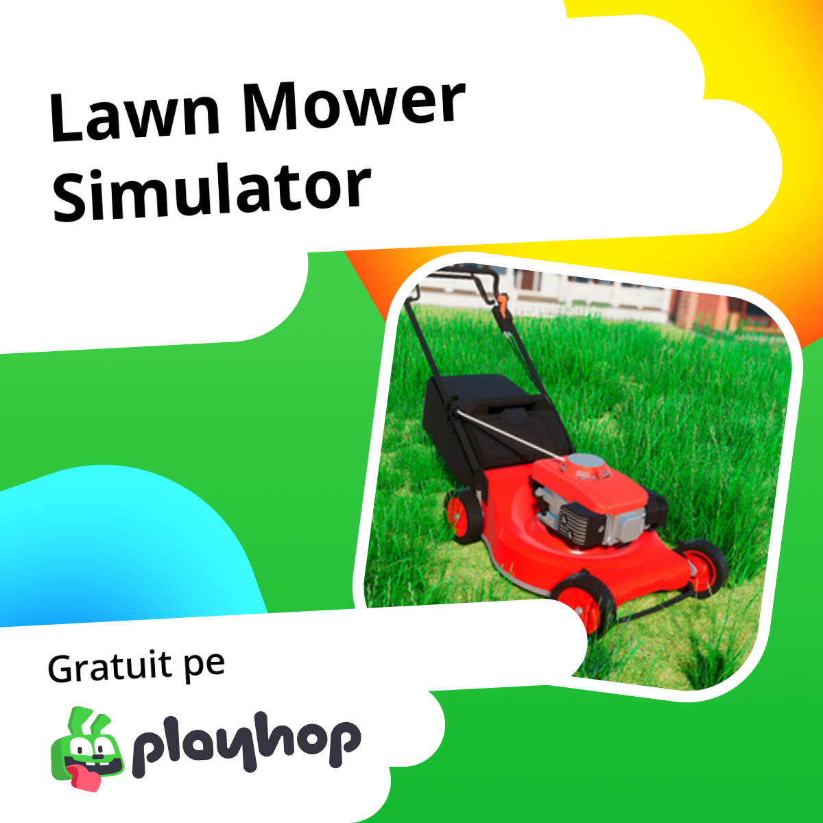 Lawn Mower Simulator (de DarkPlay): Joacă Online Gratuit Pe Playhop