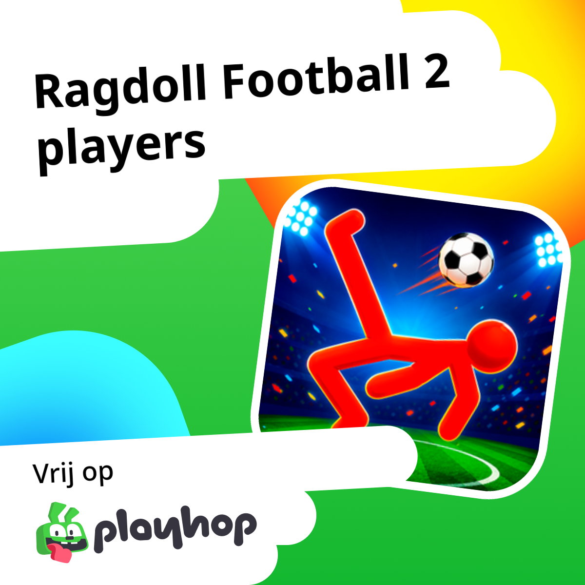 Ragdoll Football 2 players (van X7 GAMES): speel gratis online op Playhop