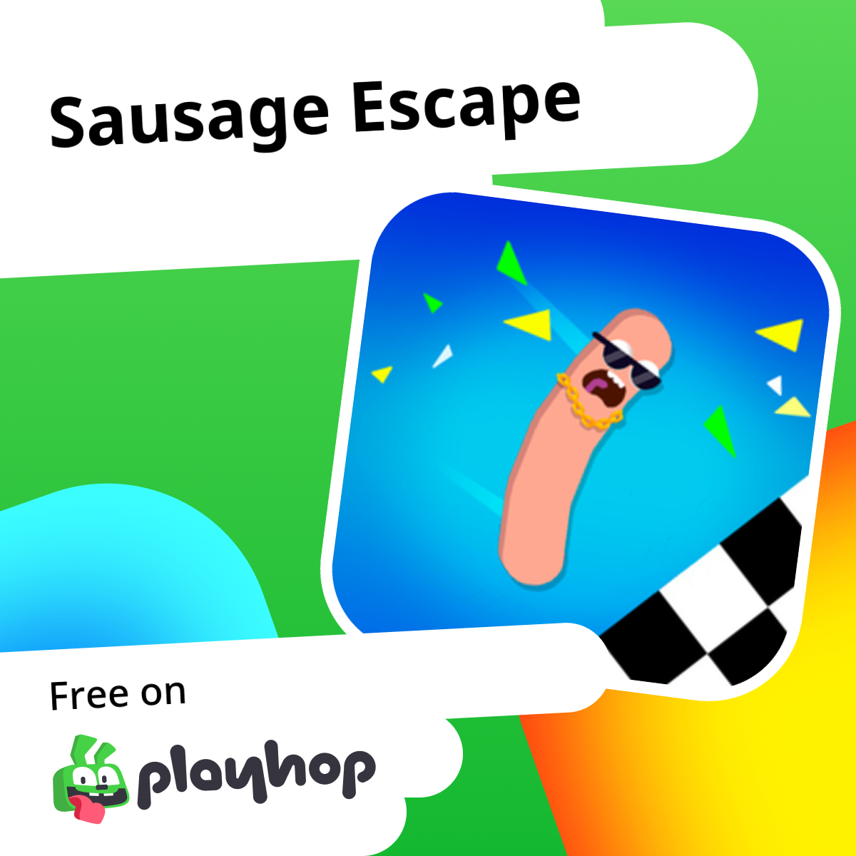 Sausage Escape (بواسطة skira games): العب على الإنترنت مجانًا على Playhop