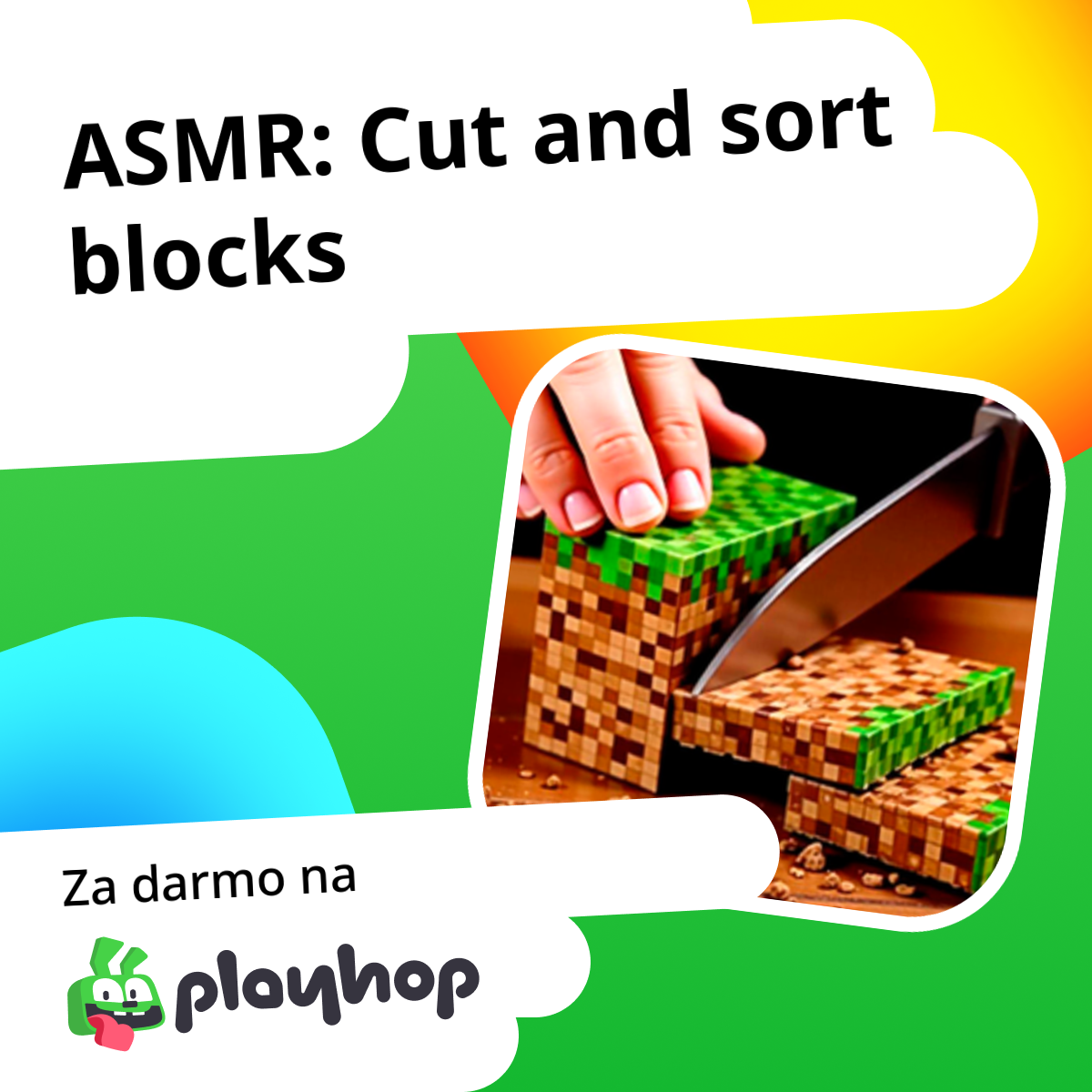 ASMR: Cut and sort blocks (przez Anhiry): Graj Online Za Darmo Na Playhop