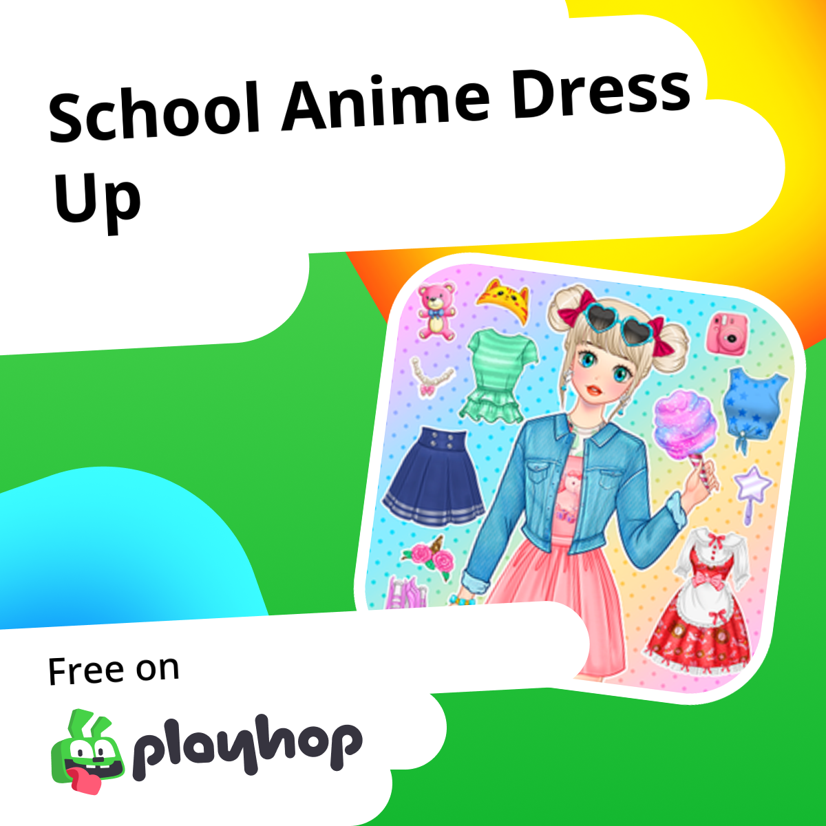 School Anime Dress Up: Play Online For Free On Playhop