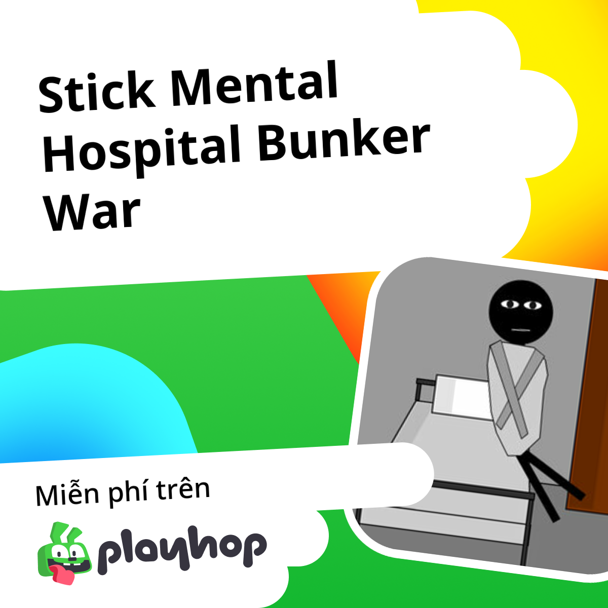 Stick Mental Hospital Bunker War: Chơi trực tuyến miễn phí trên Playhop