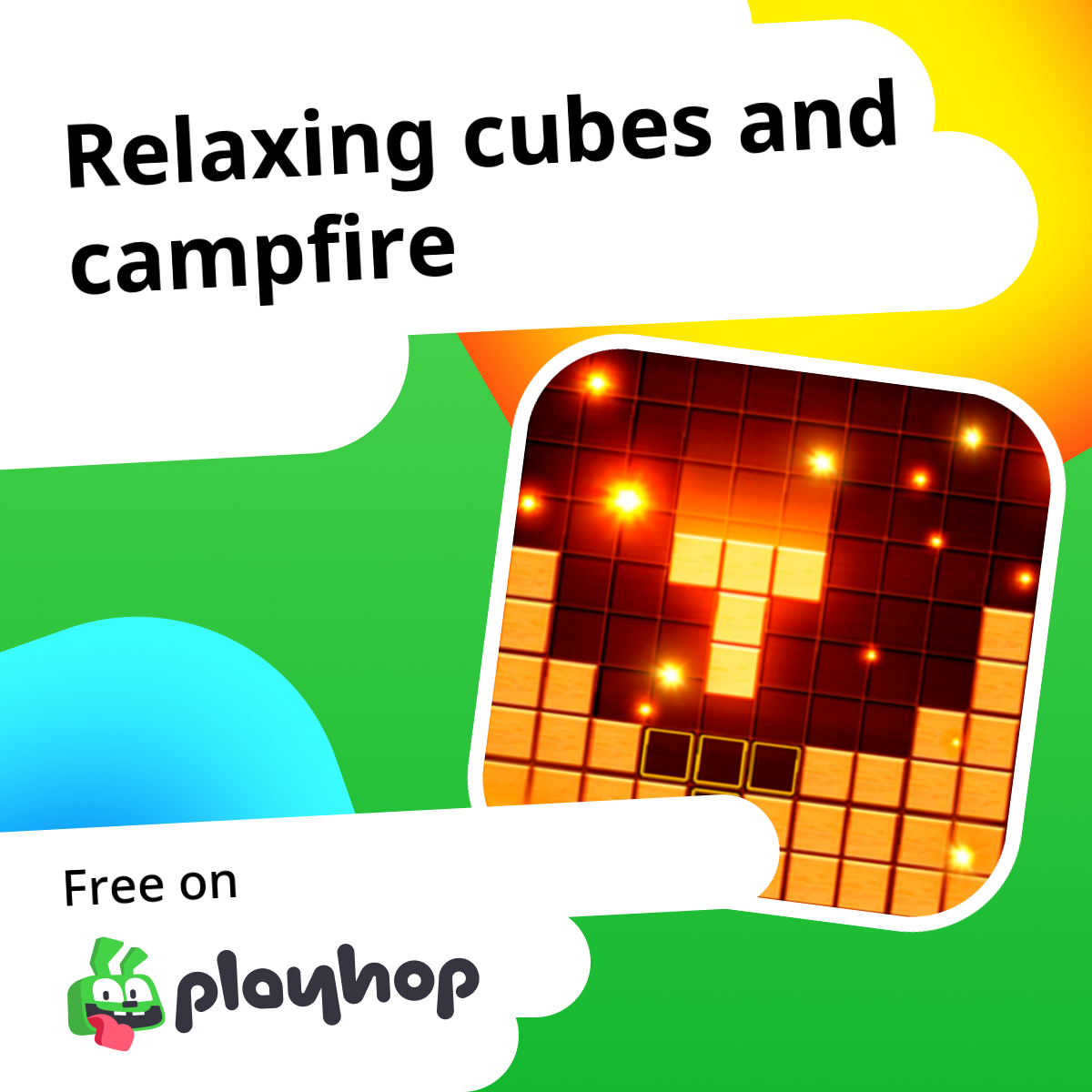 Relaxing cubes and campfire (על ידי UnderConstructionGames): לשחק ...