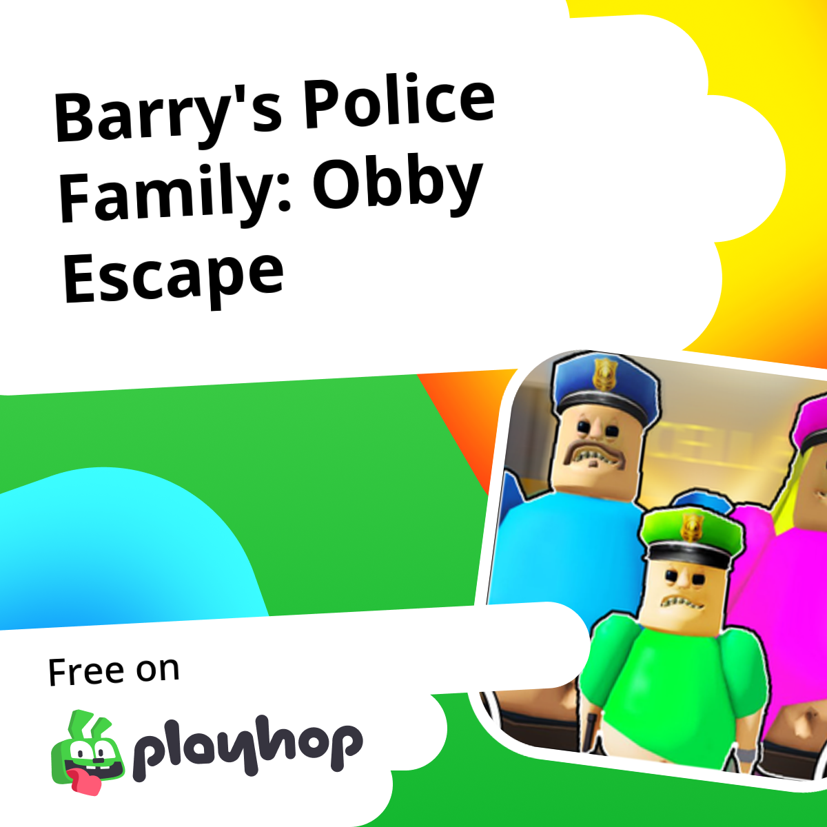 Barry's Police Family: Obby Escape (by TheHumanDungeon): Play Online ...