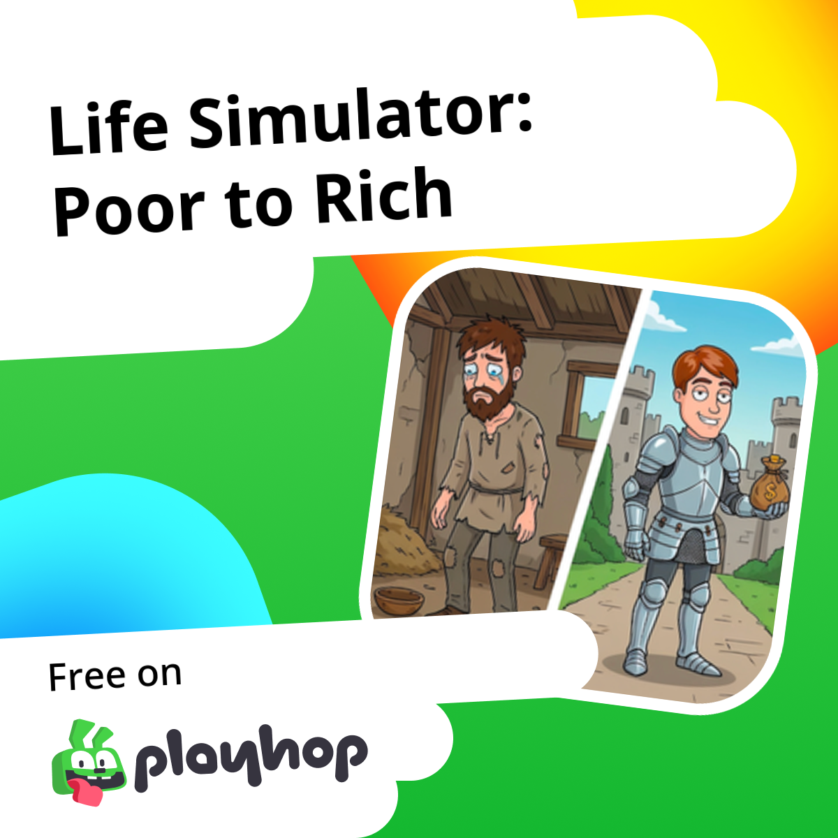 Life Simulator: Poor to Rich (by Evil Goose Games): Play Online For ...