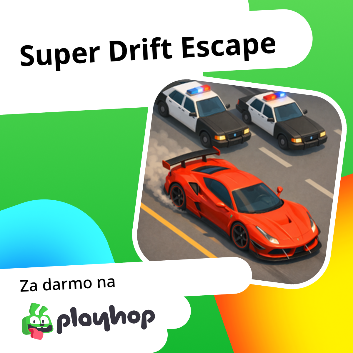 Super Drift Escape: Graj Za Darmo Online w Playhop