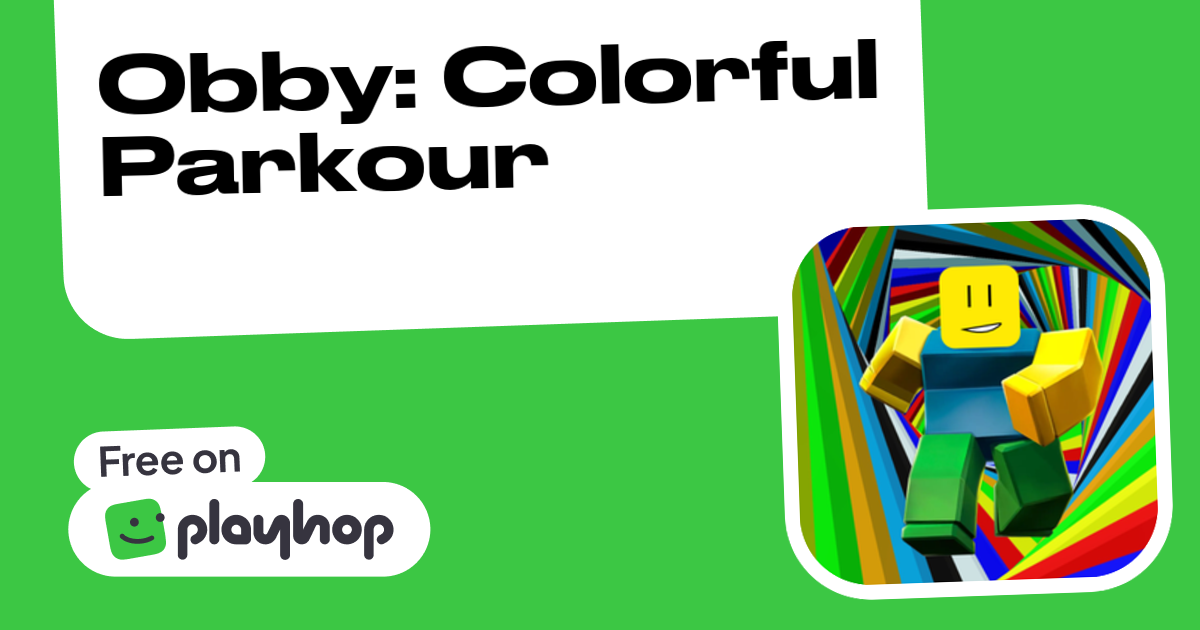 Obby: Colorful Parkour (per MicroEX): Juega Gratis Online en Playhop