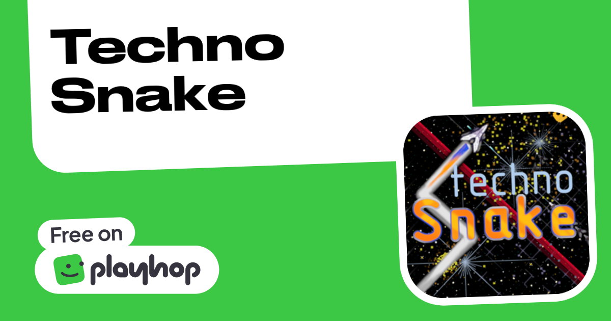 Techno Snake (per Elvis2): Juega Gratis Online en Playhop