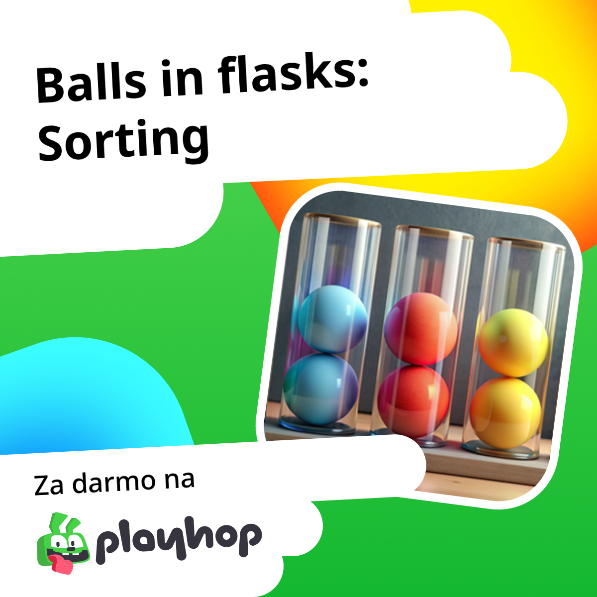 Balls in flasks: Sorting (przez Aleksej Taranov): Graj Online Za Darmo ...