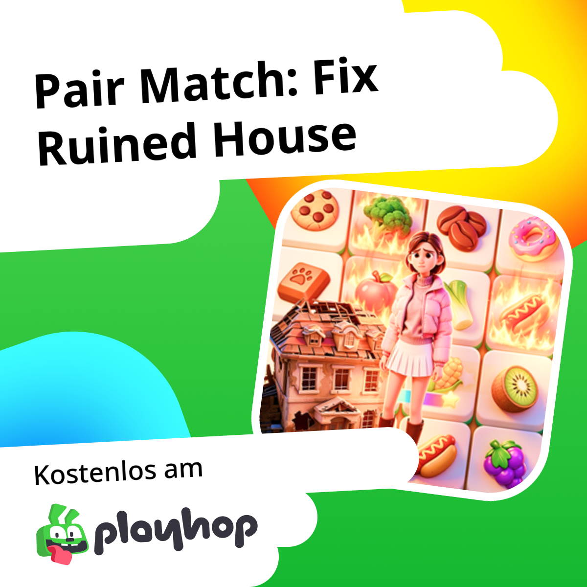 Pair Match: Fix Ruined House: Kostenlos online spielen auf Playhop