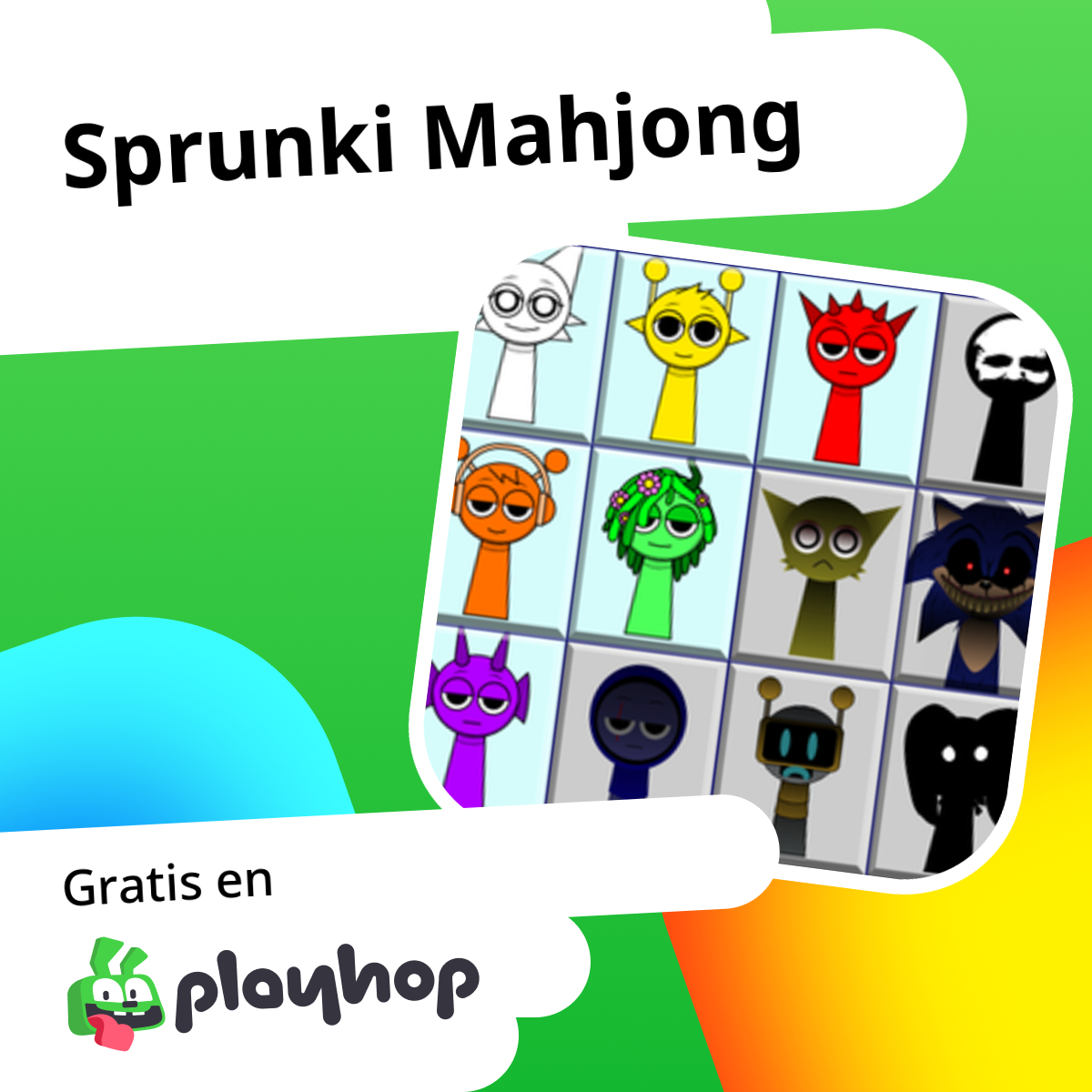Sprunki Mahjong (por MicroEX): Juega Gratis Online en Playhop