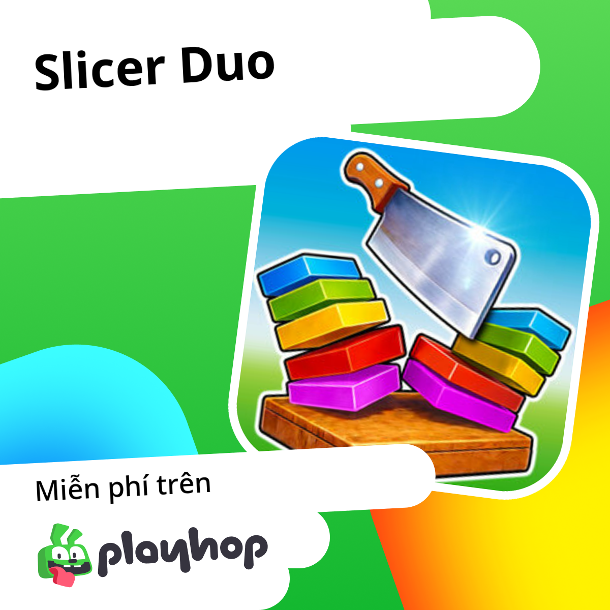 Slicer Duo: Chơi trực tuyến miễn phí trên Playhop