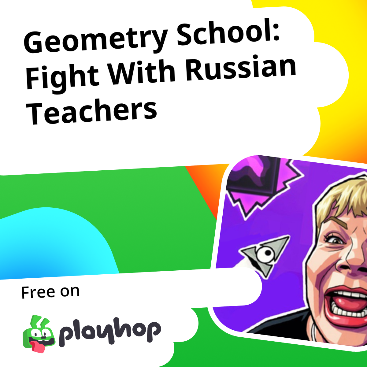 Geometry School: Fight With Russian Teachers: Play Online For Free On ...