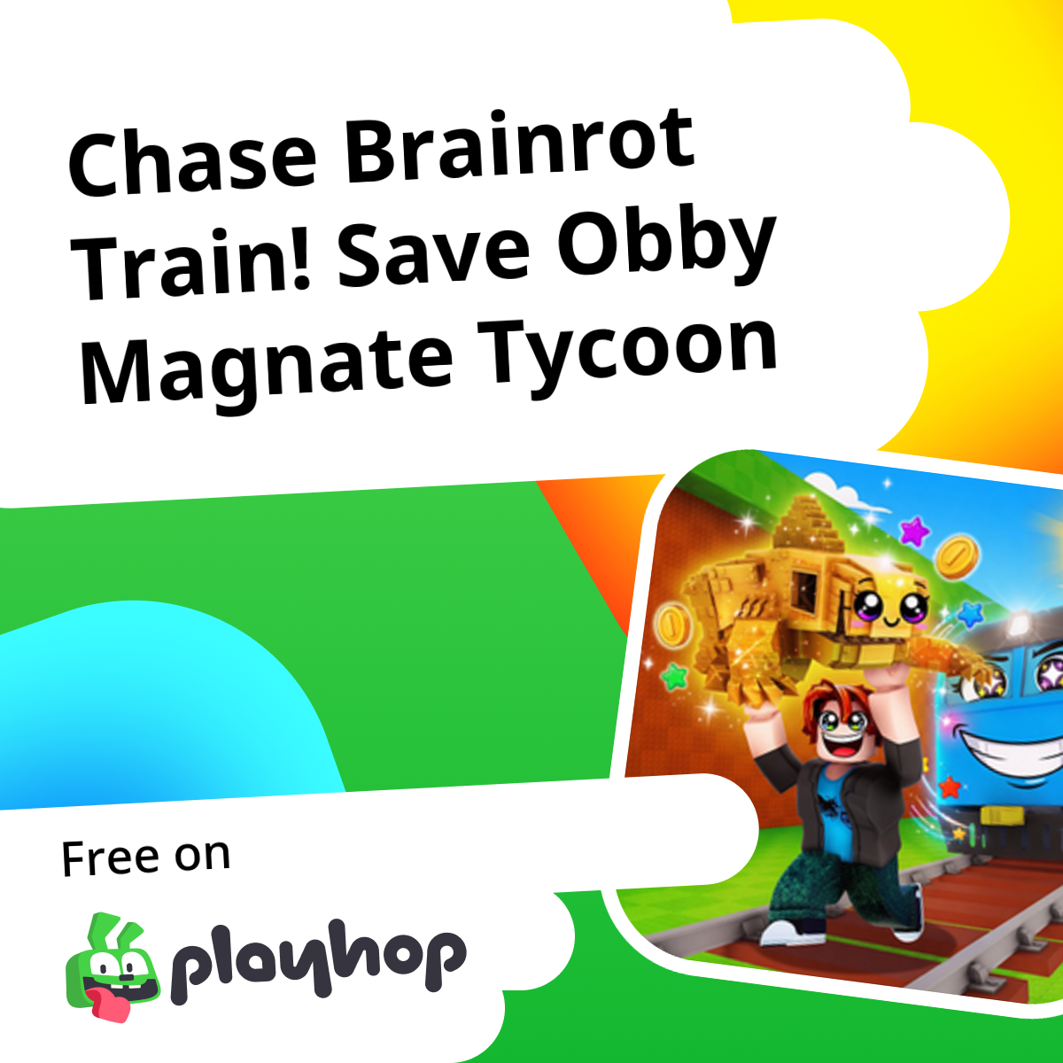 Chase Brainrot Train! Save Obby Magnate Tycoon: Play Online For Free On ...