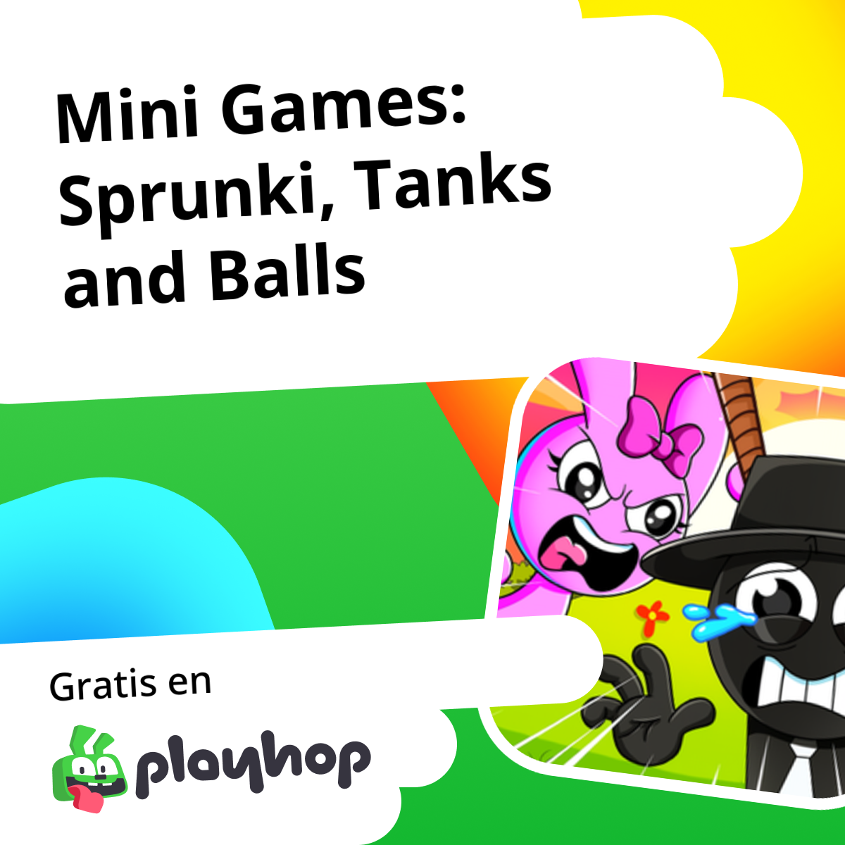 Mini Games: Sprunki, Tanks and Balls: Juega en línea gratis en Playhop
