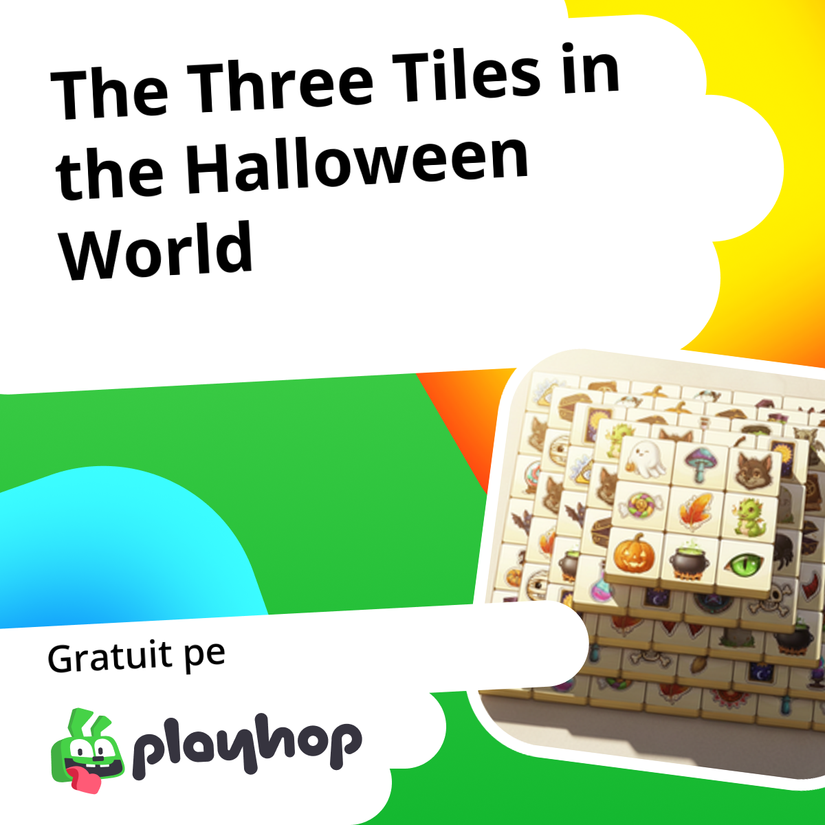 The Three Tiles in the Halloween World: Joacă Online Gratuit pe Playhop