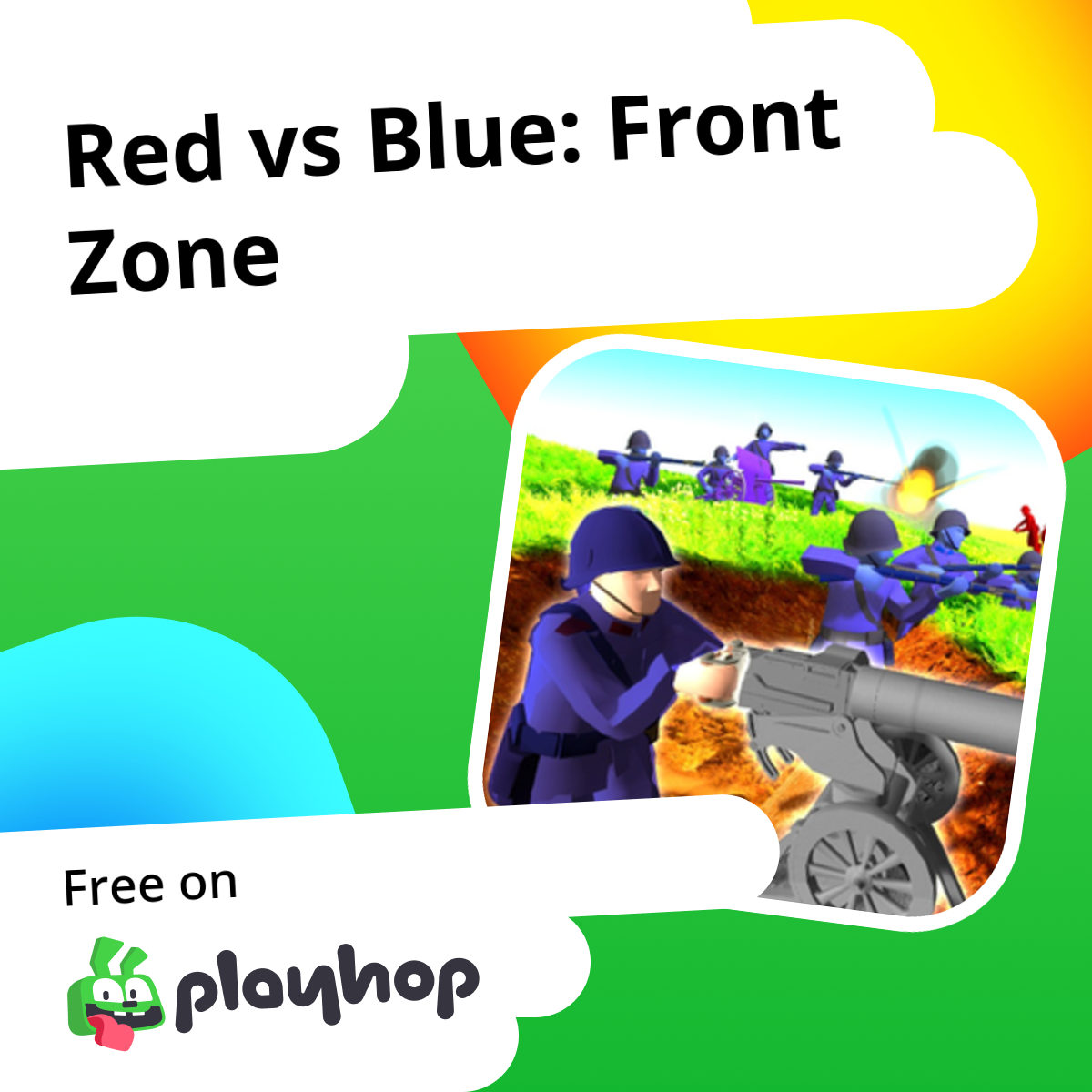 Red vs Blue: Front Zone (by RusDev): Play Online For Free On Playhop