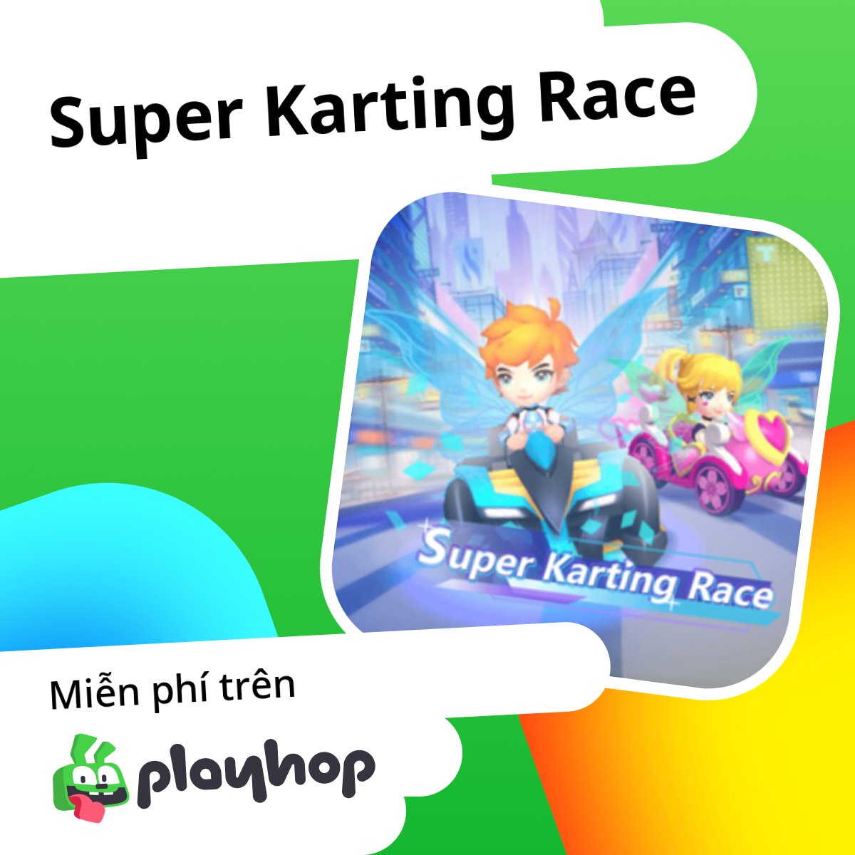Super Karting Race (bởi Muhua.io): Chơi Trực Tuyến Miễn Phí Trên Playhop