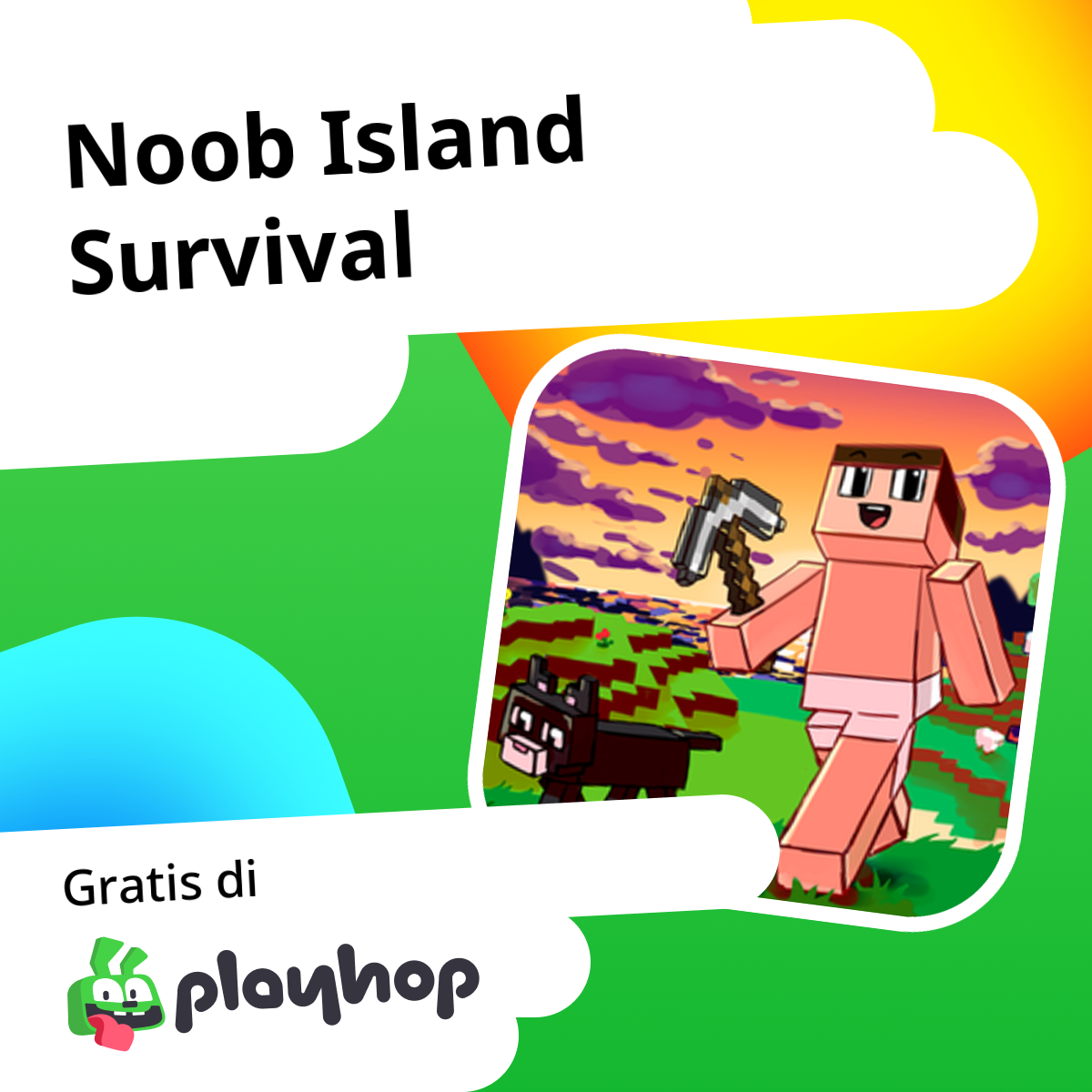 Noob Island Survival (oleh S22 igry): Mainkan Online Secara Gratis Di ...