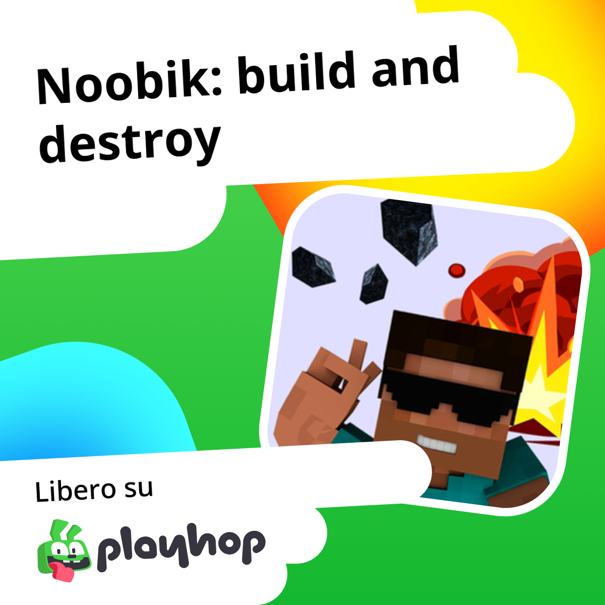 Noobik: build and destroy: Gioca Gratis Online su Playhop